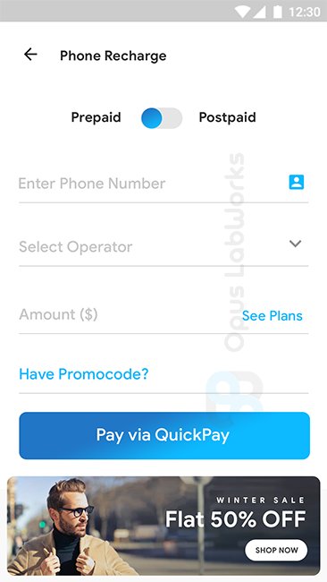 2 App Template| Online Bill Payment App| Recharge App| Booking App| Wallet App| QuickPay by ...